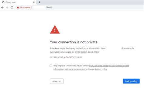 Technical Tip SSL VPN Web Mode Certificate Error Fortinet Community