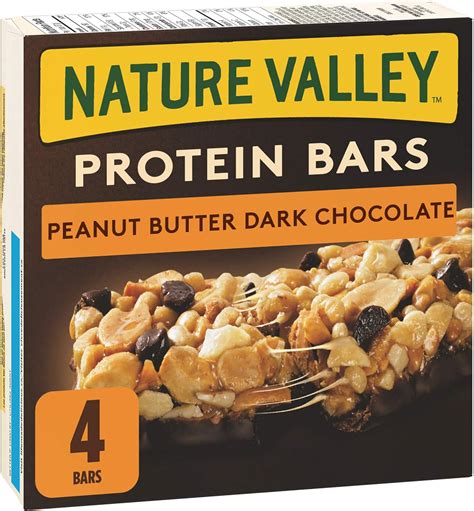 NATURE VALLEY Protein Bars Peanut Butter Dark Chocolate 4 Count 148 Gram Amazon Ca Grocery