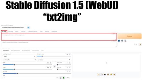 04 Stable Diffusion 1 5 WebUI Aprende todo de la pestaña txt2img