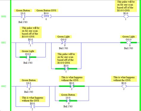 Rslogix Using One Shots Ons Osr Osf Commands Plc Programming