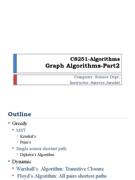 08 graph algorithms part2 pdf combinatorics mathematical analysis