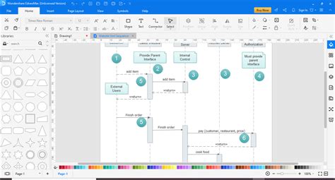 Uml Interaction Diagram Edrawmax