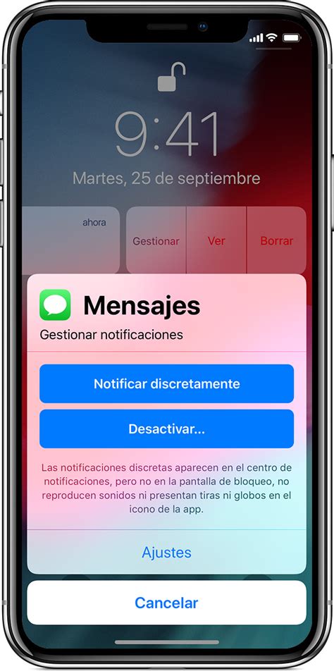Usar Notificaciones en el iPhone iPad y iPod touch Soporte técnico