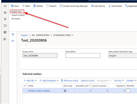 ax d365fo import records through data entity ax dynamics 365 for finance and operations blog