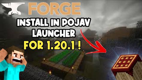 How To Install Forge In Pojav Launcher 1 20 1 Mods Minecraft YouTube