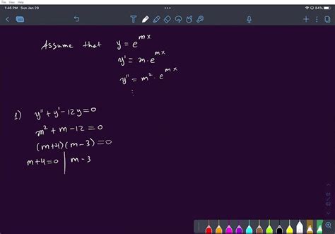 solved point find all values of m the for which the function y xm is a solution of the given