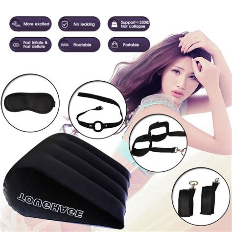 Toughage 7pcsset Sex Furniture For Couples Triangle Sex Pillow Inflatable Cushion Wedge Adult