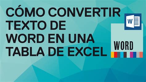 Cambiar Formato De Word A Excel Image To U