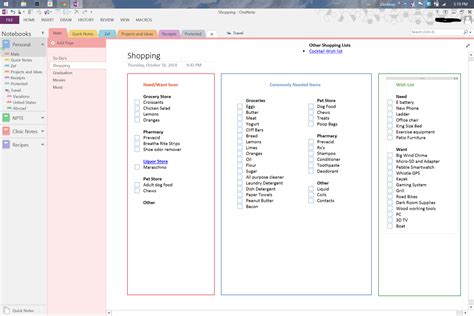 Microsoft Onenote Templates For Project Management