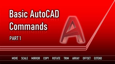 Essential Modify Panel Commands In AutoCAD Part 1 YouTube