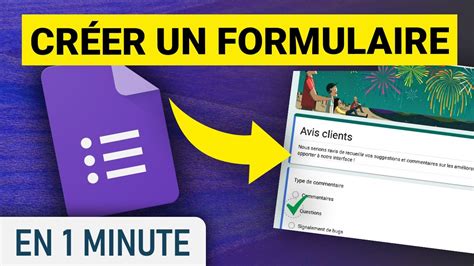 Comment Cr Er Un Formulaire Avec Google Form Youtube