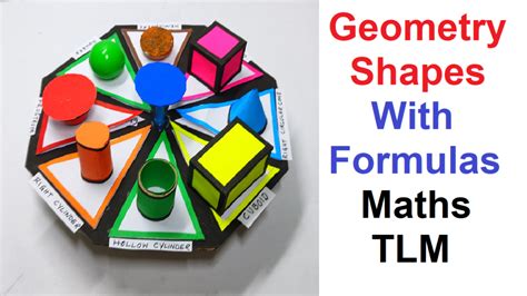 How To Make Geometry Shapes Model Using Paper And Cardboard Science