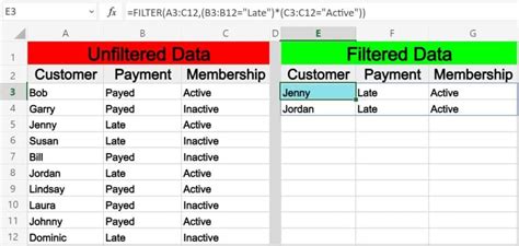 what is the function of filter in excel