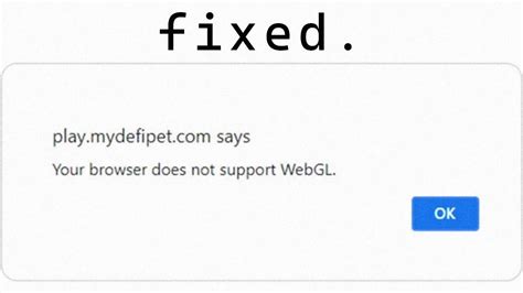 How To Fix Your Browser Does Not Support WebGL On Windows YouTube