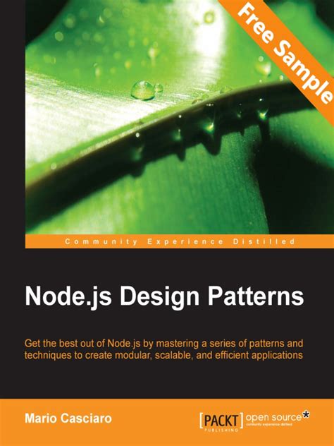 node js design patterns sample chapter pdf callback computer programming thread