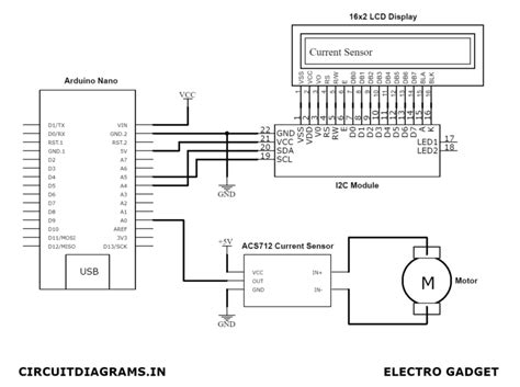 interfacing acs712 current sensor with arduino measure current with arduino
