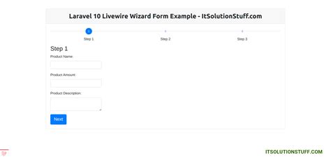 laravel 10 livewire multi step form example