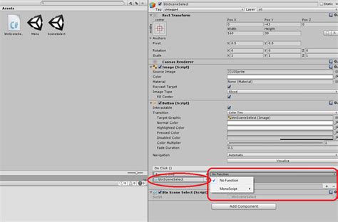 function not appearing in onclick editor questions and answers unity discussions
