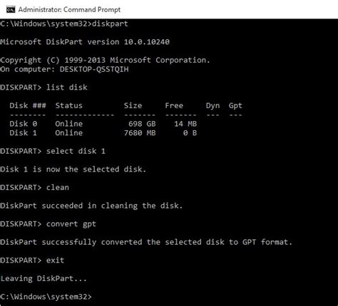 How To Convert Disk Partition Style From MBR To GPT