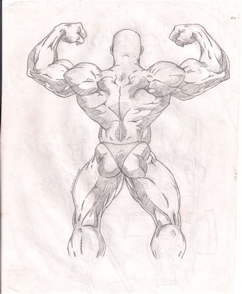How To Draw Bodybuilder