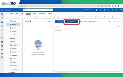 outlook email templates where to get them and how to use them cloudhq