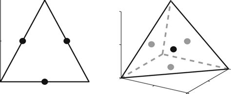 examples of a 2d left and a 3d right crouzeix raviart finite download scientific diagram