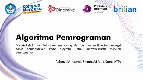 ALGORITMA PEMROGRAMAN