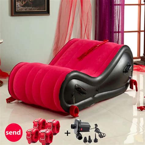 Aufblasbare Sexy Sofa Bett Erwachsene Liebe Spiel Sofas Chaise Wohnzimmer Möbel Tantra Sofa Mit