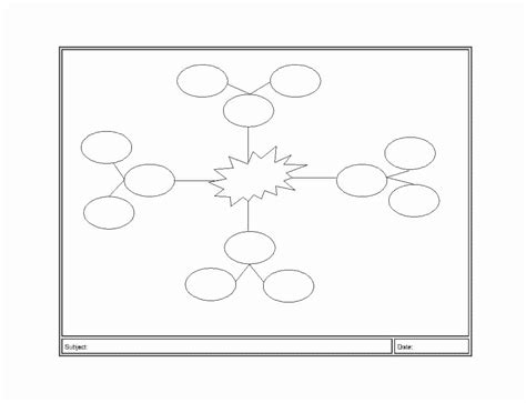 Concept Map Template Word Beautiful Create A Concept Map In Word Tate