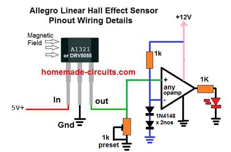 Hall Effect Experiment Circuit Diagram