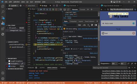 get started by right clicking an html file microsoft edge development microsoft learn