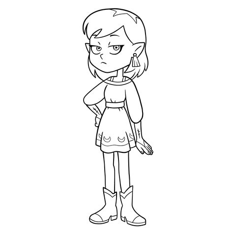 How To Draw Amity Blight The Owl House SketchOk