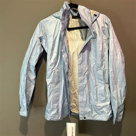 Jackets Coats New Womans Rain Jacket Marmot Sky Blue Poshmark