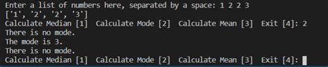 Python How To Get The Mode Of A User Inputted List Stack Overflow