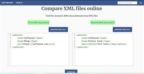 softwium xml compare alternatives top 3 diff tools and similar websites alternativeto