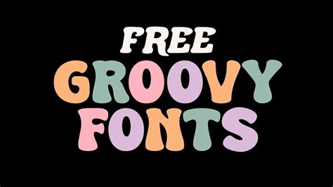 Free Groovy Fonts For Typography T Shirt Designs YouTube