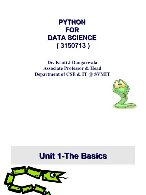 unit1 pds basic python pdf boolean data type computer programming