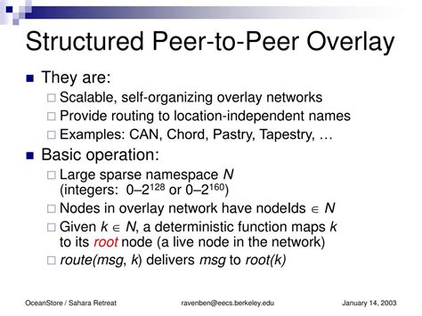 ppt a common api for structured peer to peer overlays powerpoint presentation id 5133111