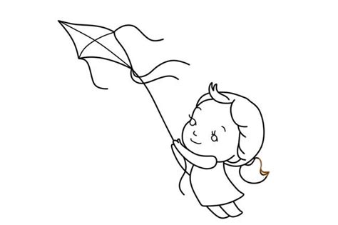 放风筝的小女孩怎么画 放风筝画小男孩 伤感说说吧