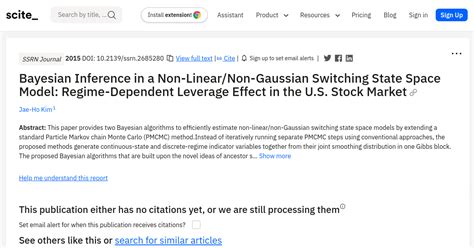 bayesian inference in a non linear non gaussian switching state space model regime dependent
