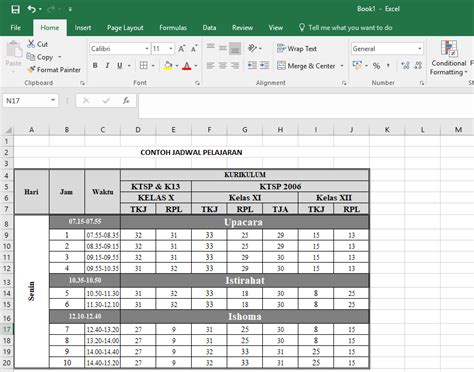 Cara Membuat Jadwal Otomatis Di Excel IMAGESEE