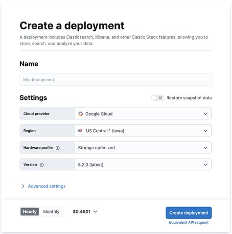 create a hosted deployment elasticsearch service documentation elastic