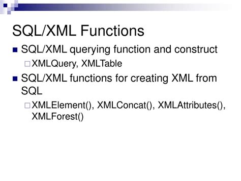 ppt oracle xml db and xquery powerpoint presentation free download id 632312