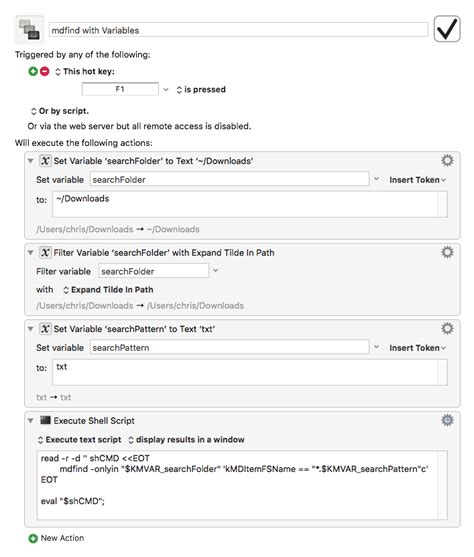 How To Use KM Variables In Shell Script To Get List Of Files In All