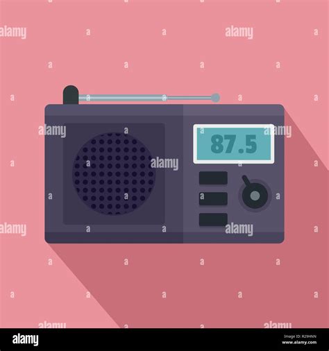Modern Radio Icon Flat Illustration Of Modern Radio Vector Icon For