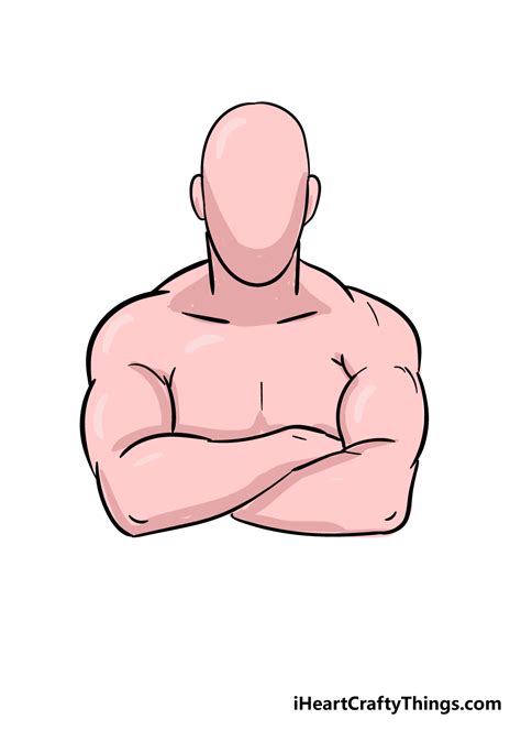 Crossed Arms Drawing How To Draw Crossed Arms Step By Step