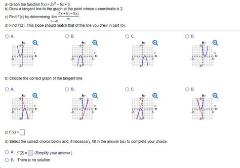 solved a graph the function f x 2x2 5x 3 b draw a