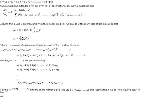curve fitting by orthogonal polynomial assignment help statistics homework help