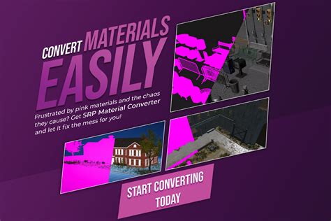 SRP Material Converter HDRP To URP HDRP To Built In More