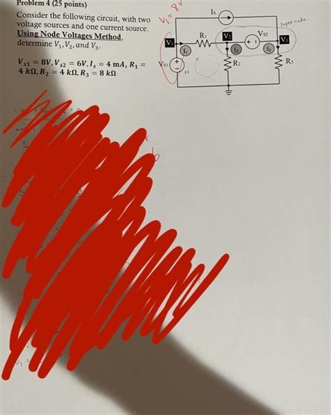 solved problem 4 25 points consider the following circuit